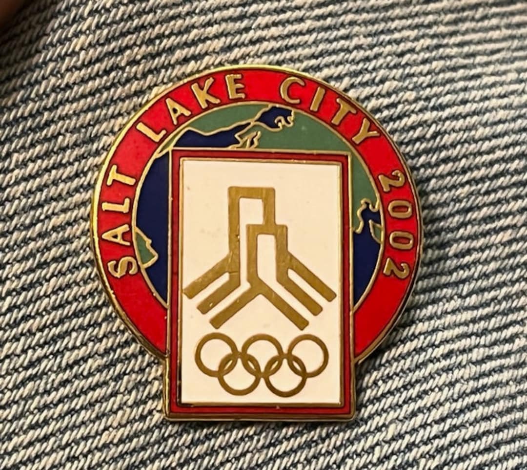 SLC Olympia Pin mit Bid Logo ~ 2002 WinterSpiele in Salt Lake City ...