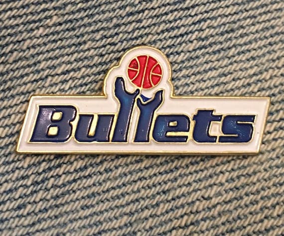 Washington Bullets Team Logo Pin NBA 1987-1997 | Etsy