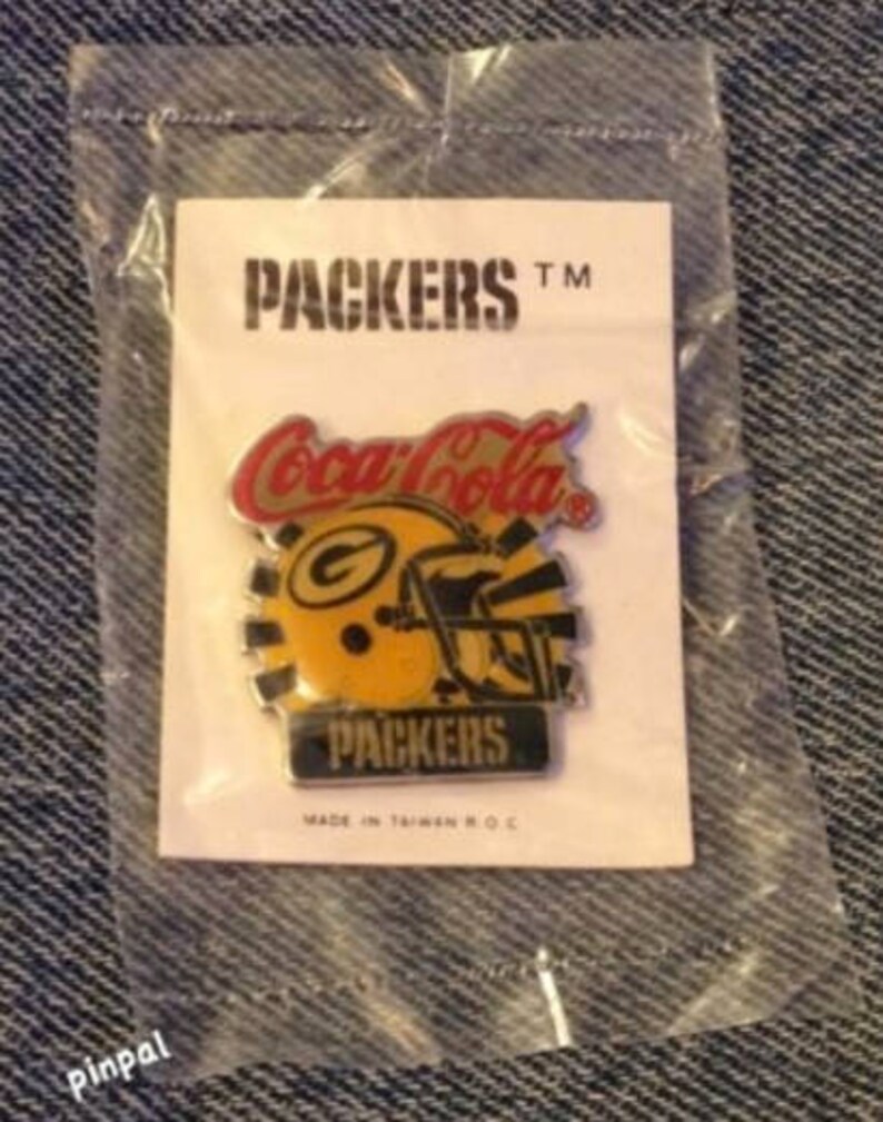 Green Bay Packers Brooch Pin NFL Football 80's | Etsy