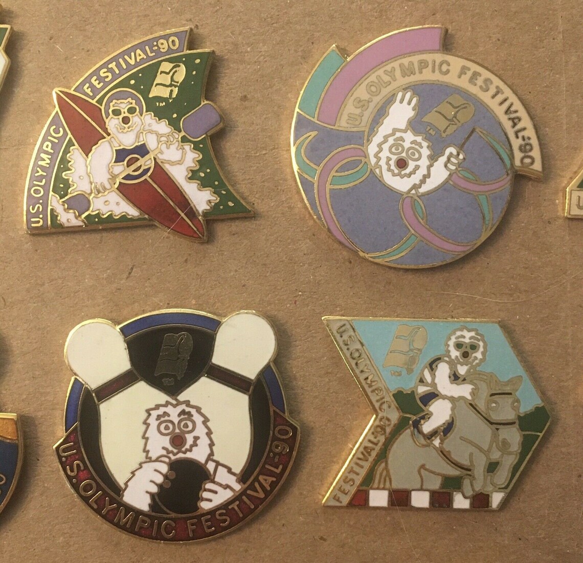 Collection of 30 U.S. Olympic Festival Pin 1990 With - Etsy