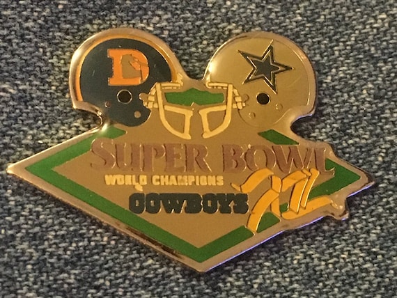Dallas Cowboys Lapel Pin Super Bowl XII World Champions | Etsy