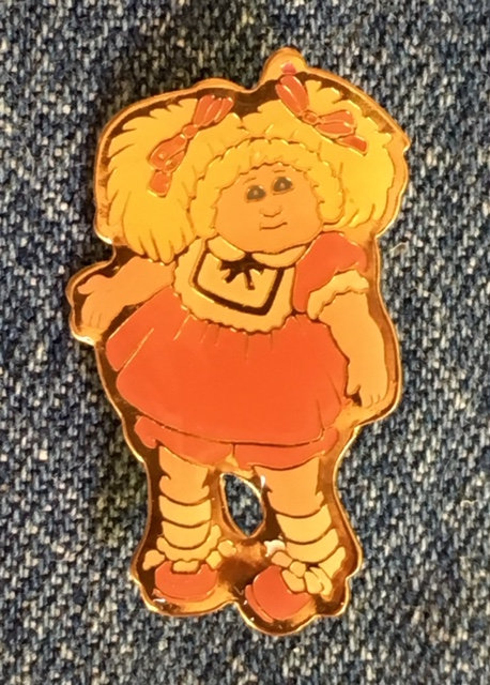 Cabbage Patch Doll Brooch Pin Set of 3 © 1983 OAA Inc. - Etsy