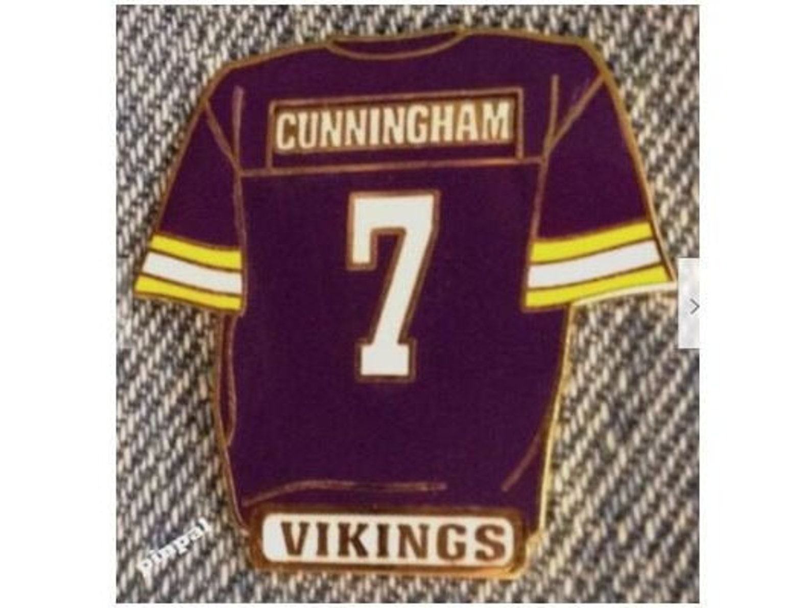 Randall Cunningham Jersey Pin 7 Minnesota Vikings NFL - Etsy