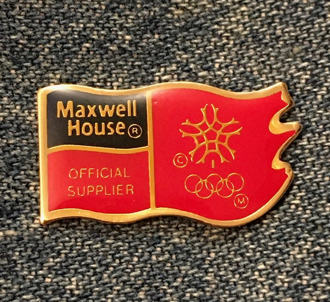 1988 Maxwell House Olympic Sponsor Pin Calgary Coffee - Etsy