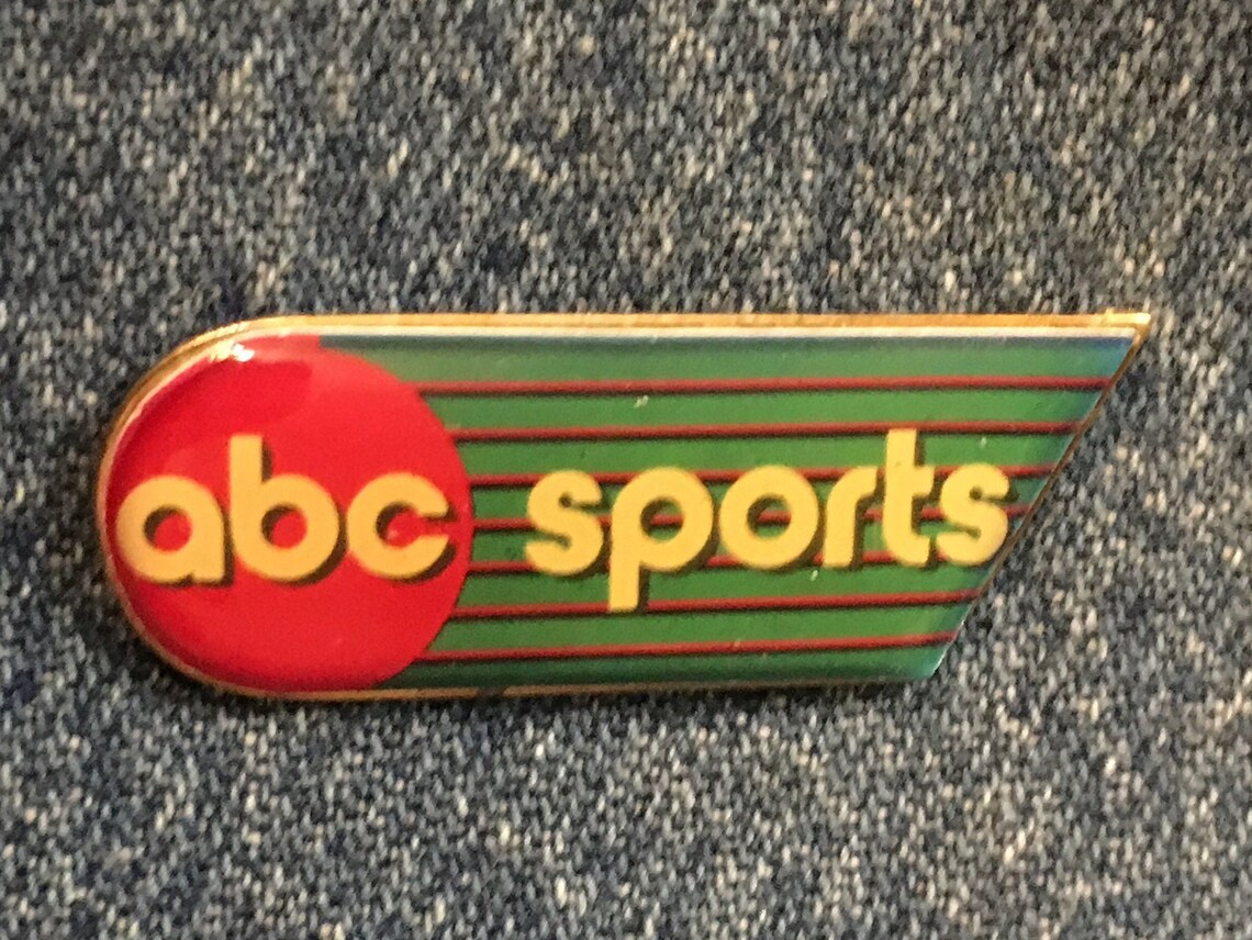 Vintage Abc Sports Pin TV Broadcasting Logo Non Olympic - Etsy