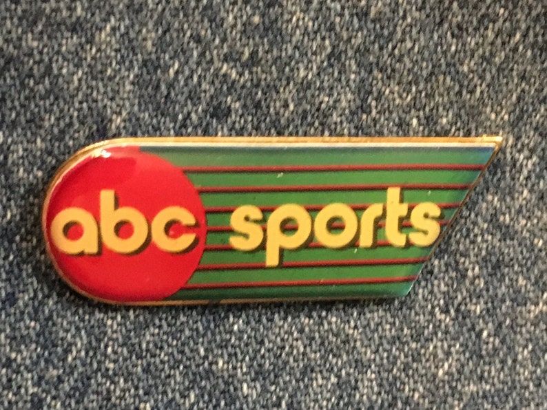 Vintage Abc Sports Pin TV Broadcasting Logo Non Olympic - Etsy