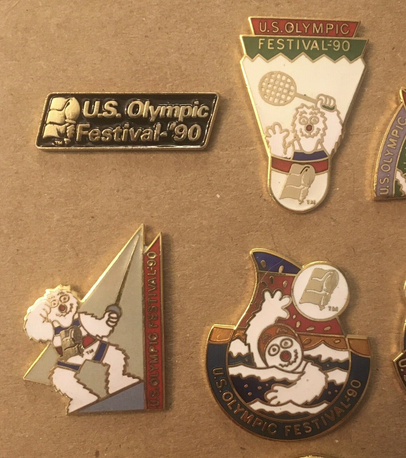 Collection of 30 U.S. Olympic Festival Pin 1990 With | Etsy