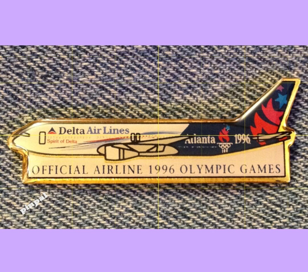 Delta Air Lines Olympic Pin ~ 1996 Atlanta ~ Centennial Spirit ...