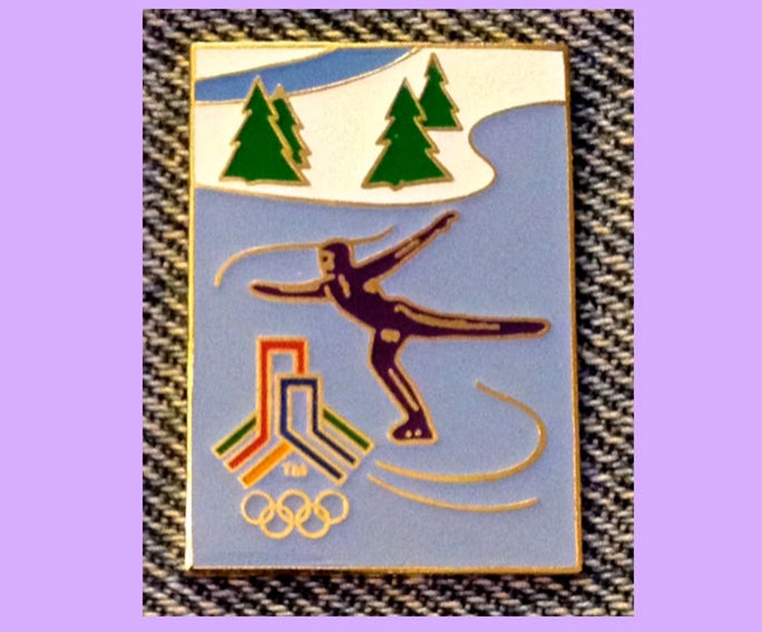 Figure Skating Olympic Pin ~ Early 1997 Release With Bid Logo for 2002 ...