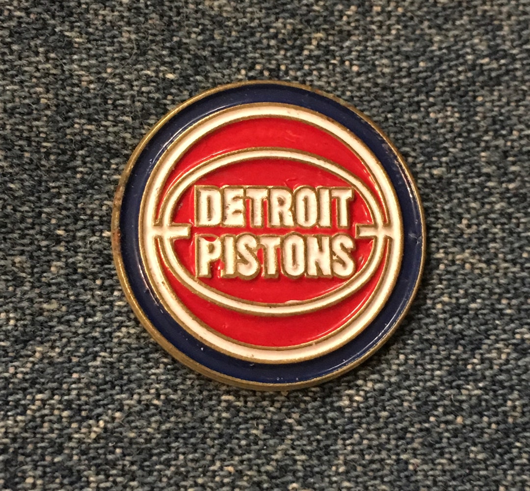 Detroit Pistons Pin NBA Basketball Vintage 1980-1996 Logo - Etsy