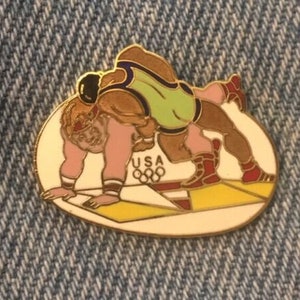 Collection of 8 Wrestling Olympic Pins - Etsy