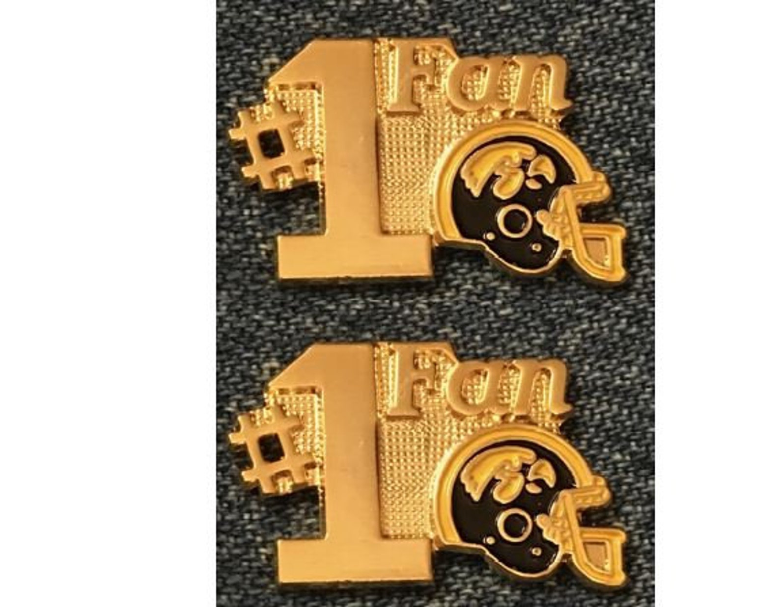 University of Iowa Hawkeyes 1 Fan Lapel Pin Set of 2 - Etsy