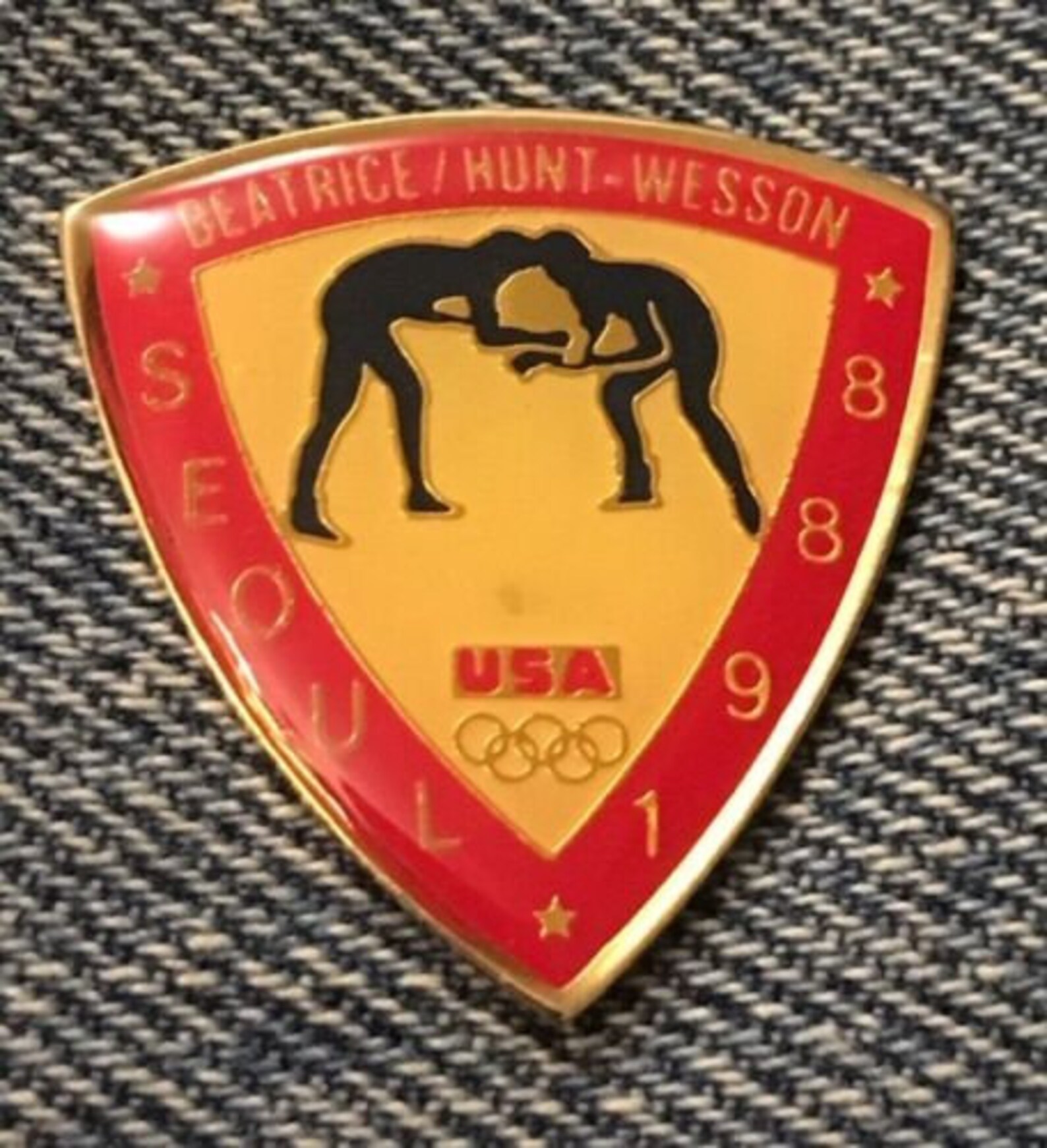 Collection of 8 Wrestling Olympic Pins | Etsy