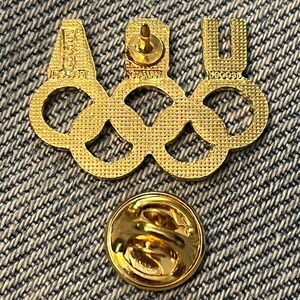 USA Olympic Pin Badge ~ 5-rings Logo ~ by Hoho NYC ~ '90s Vintage - Etsy