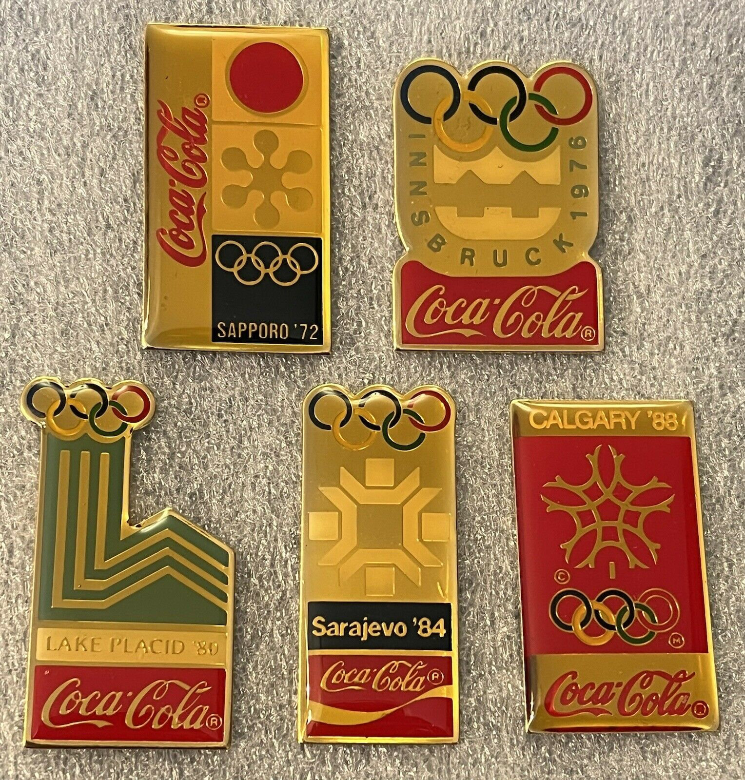 1976 Olympic Coca Cola Glass