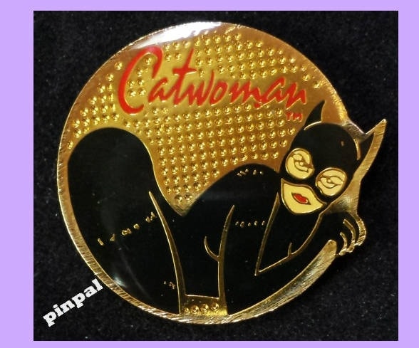 DC Comics Catwoman Vintage 1991 Pin Badge by Gift - Etsy