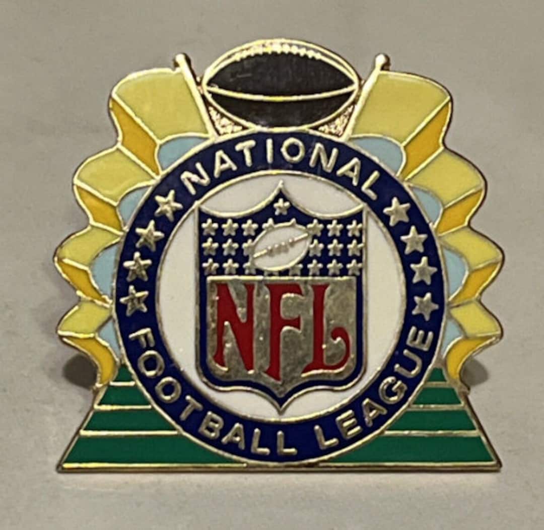NFL Logo Pin National Football League by Peter David Vintage 1989 - Etsy