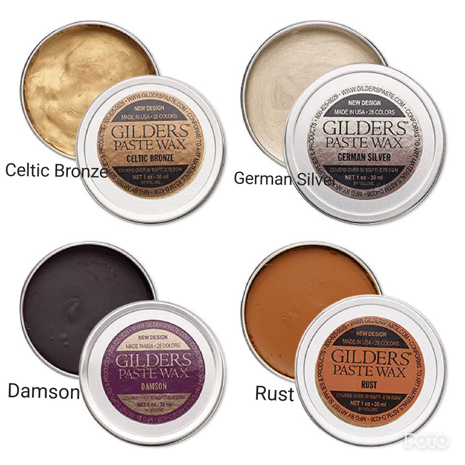 Gilders Paste® Wax Paste Gilders Paste Wax 1 Ounce Canister Etsy