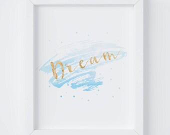 Dream print | Etsy