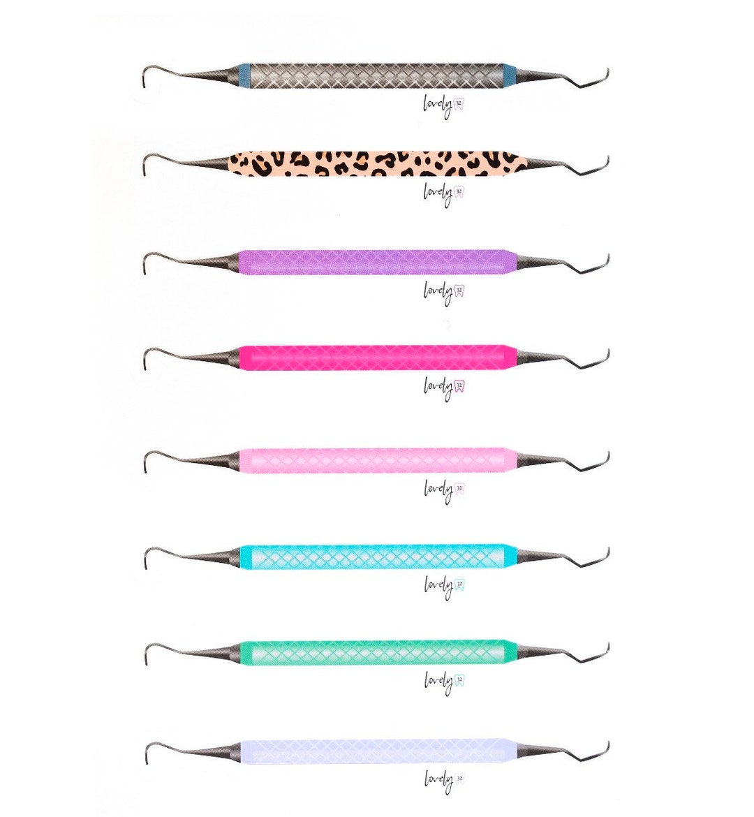 Stickers! Dental Scaler and Periodontal Probe Sticker Sheets. One Sheet ...