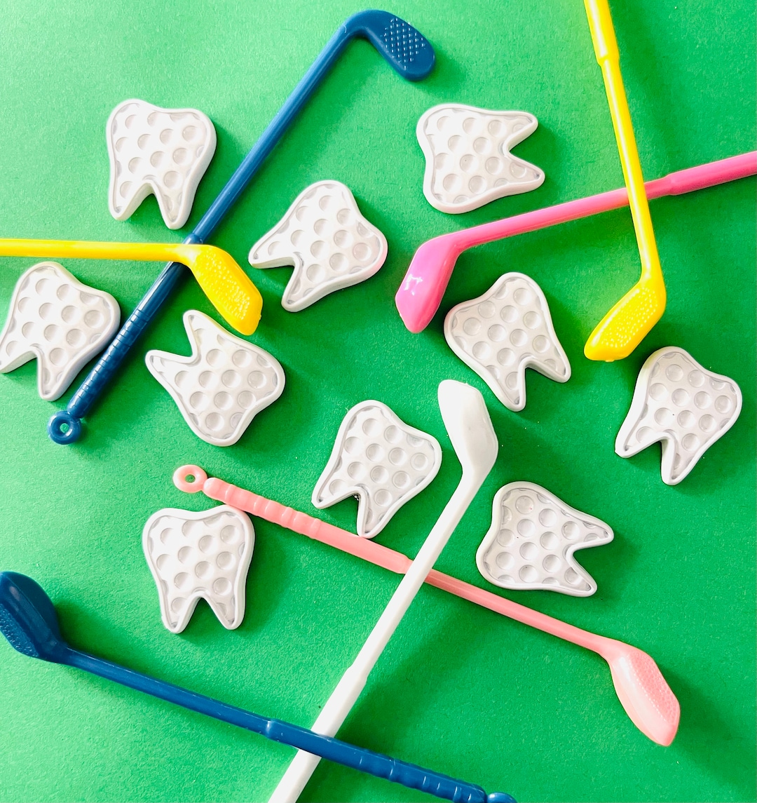 Golf Ball Tooth Pin for Dentist,scrubs,white Coat, Dental Hygienists ...