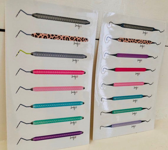 Stickers Dental Scaler and Periodontal Probe Sticker Sheets. | Etsy