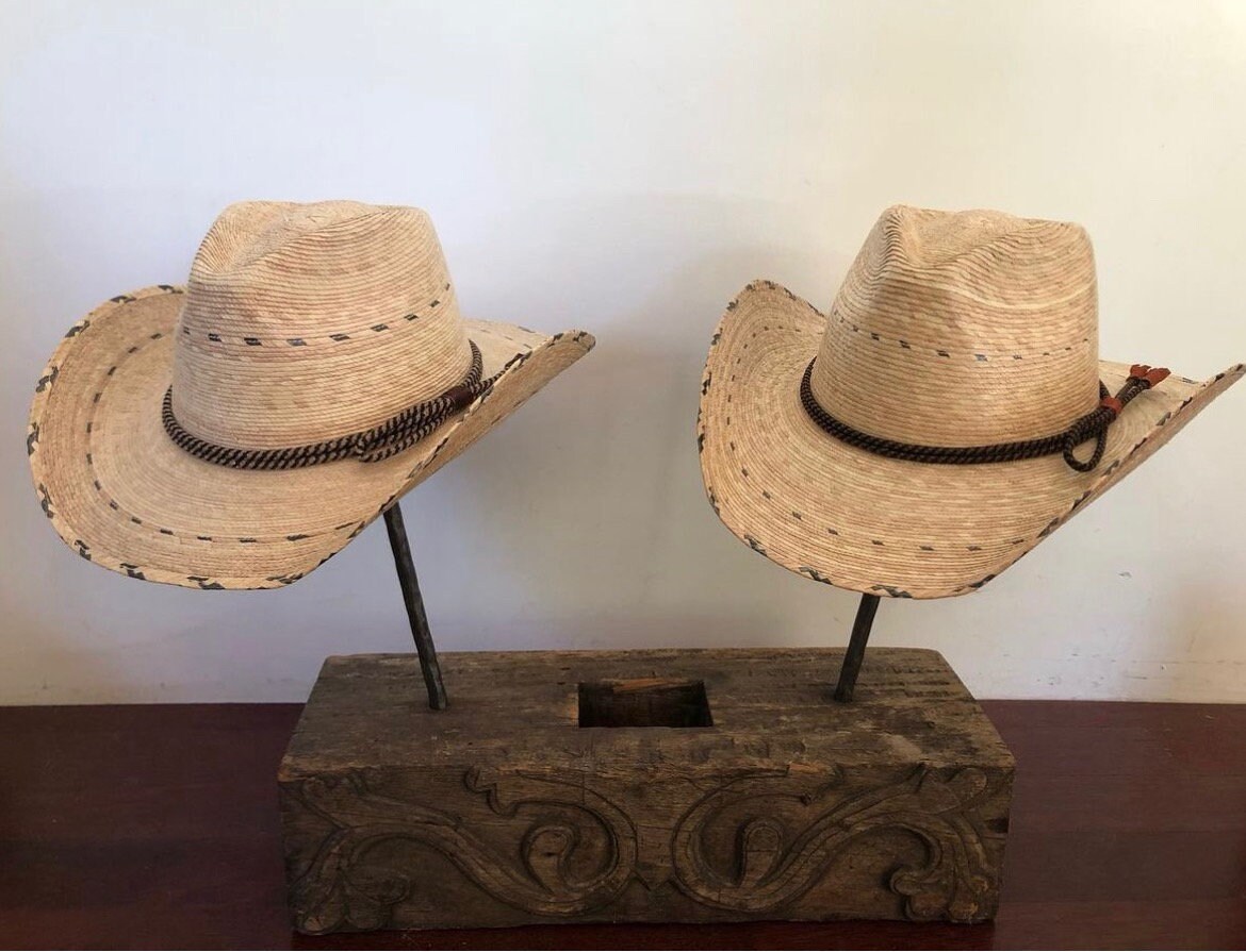 Hand Made Genuine Palm Cowboy Hat - Etsy
