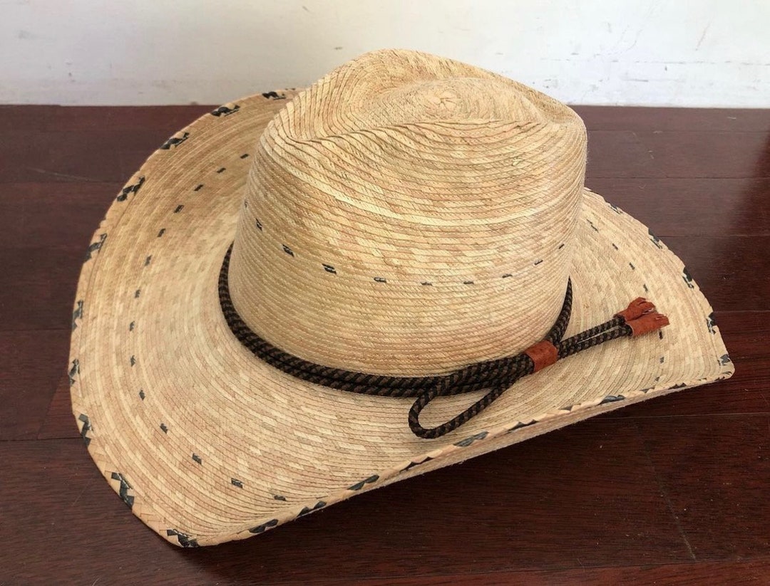 Hand Made Genuine Palm Cowboy Hat - Etsy