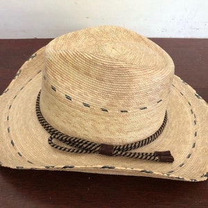 Hand Made Genuine Palm Cowboy Hat - Etsy