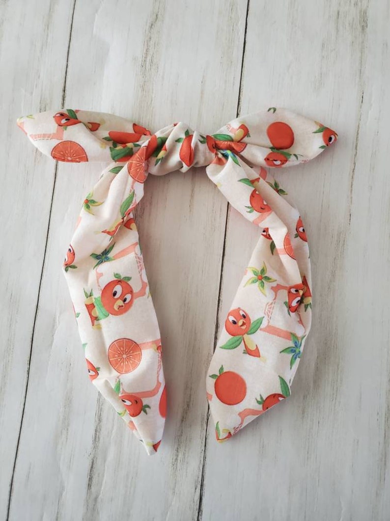 Orange Bird Knotty Bow Headbands - Etsy