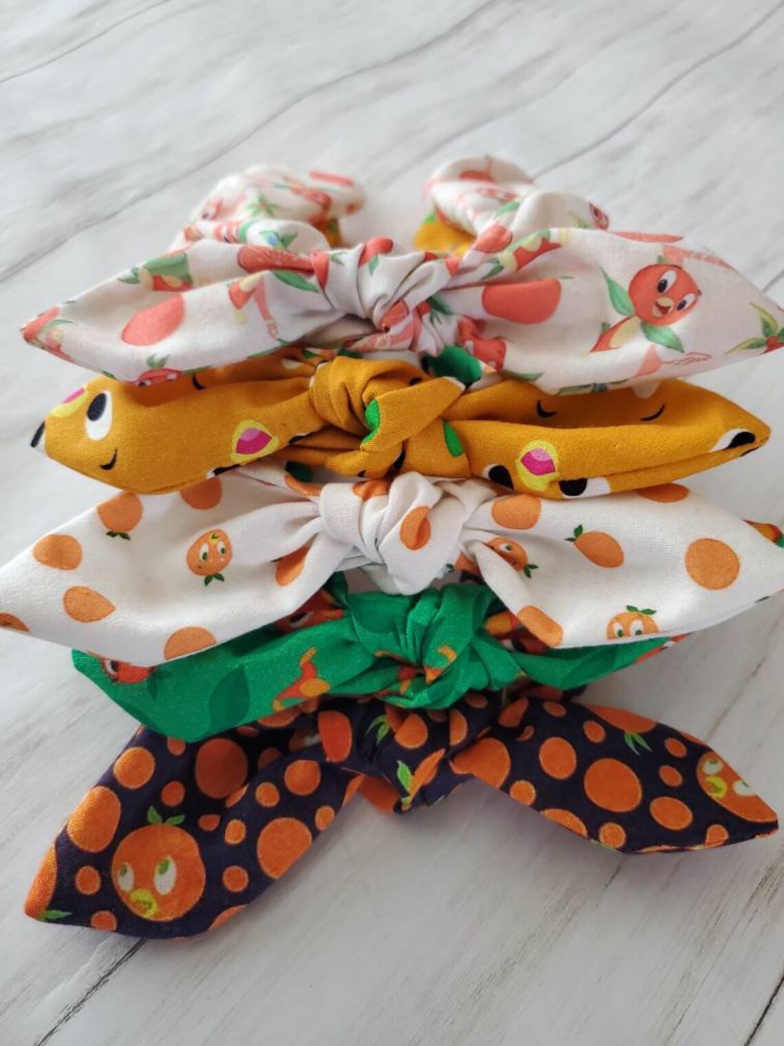 Orange Bird Knotty Bow Headbands - Etsy