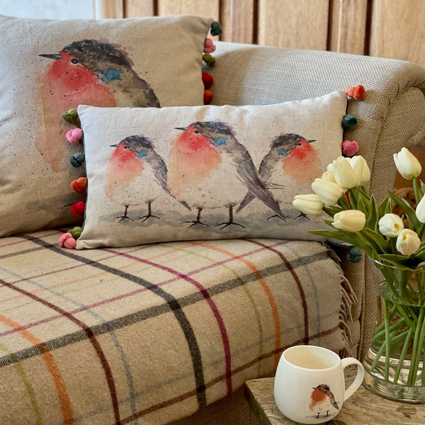 Robin Cushion - Etsy UK