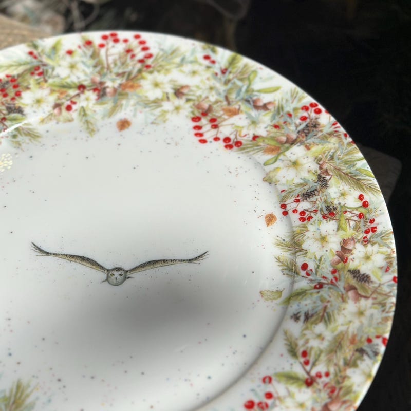 Berries Dinner Plates - Etsy UK