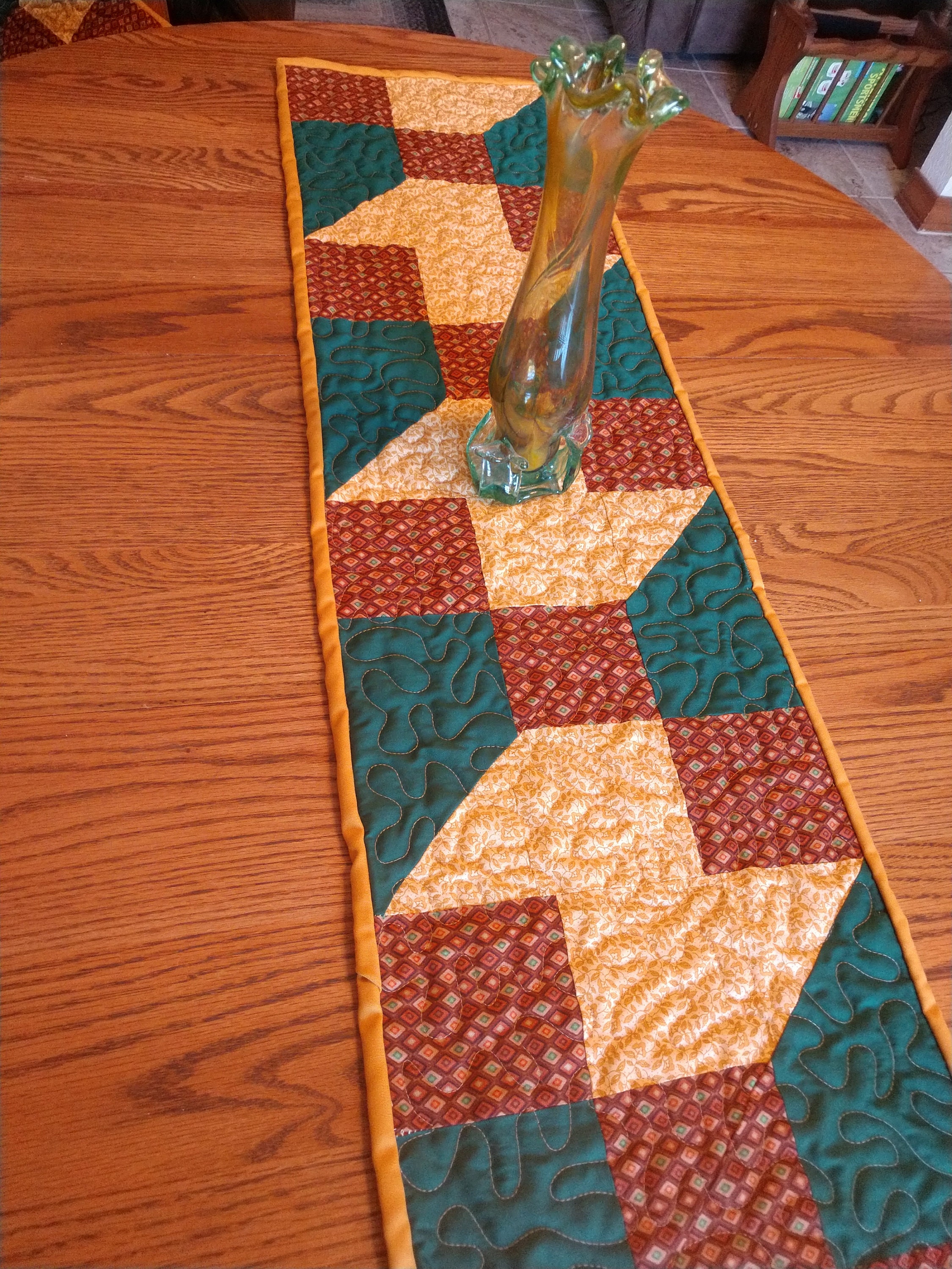 Quilted Table Runner - Etsy