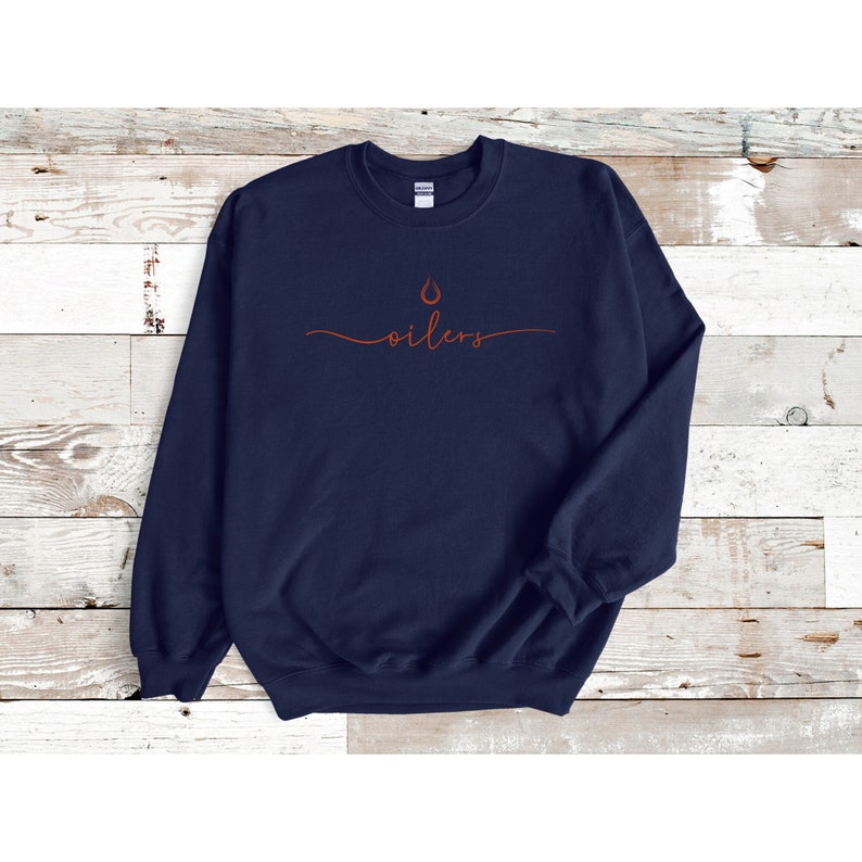 Edmonton Oilers, NHL Sweater, Hockey Fan Gift, Dad Sweatshirt, Gameday ...