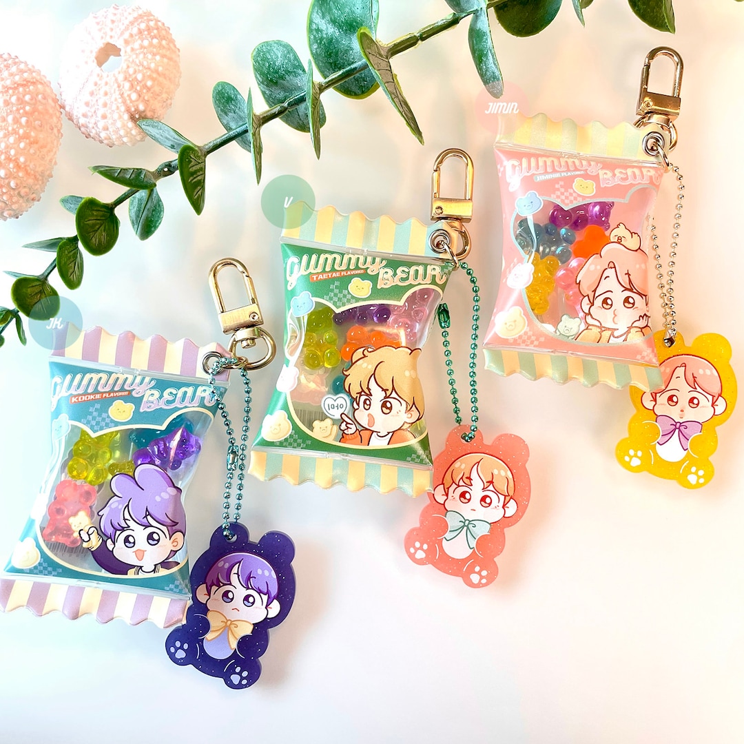 BTS Gummy Bears Shaker Charms - Etsy