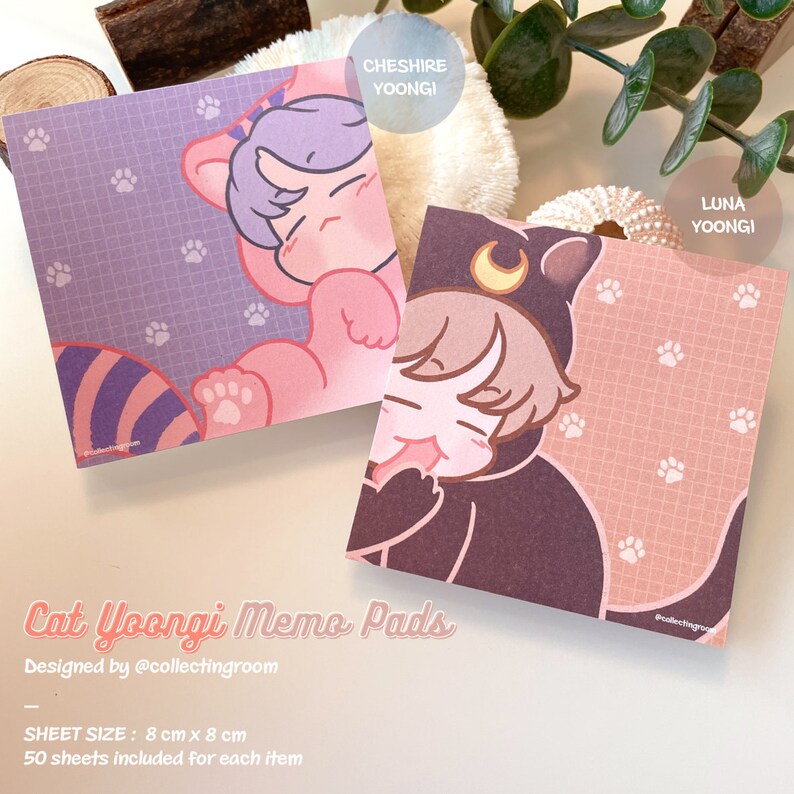 BTS Memo Pads - Etsy