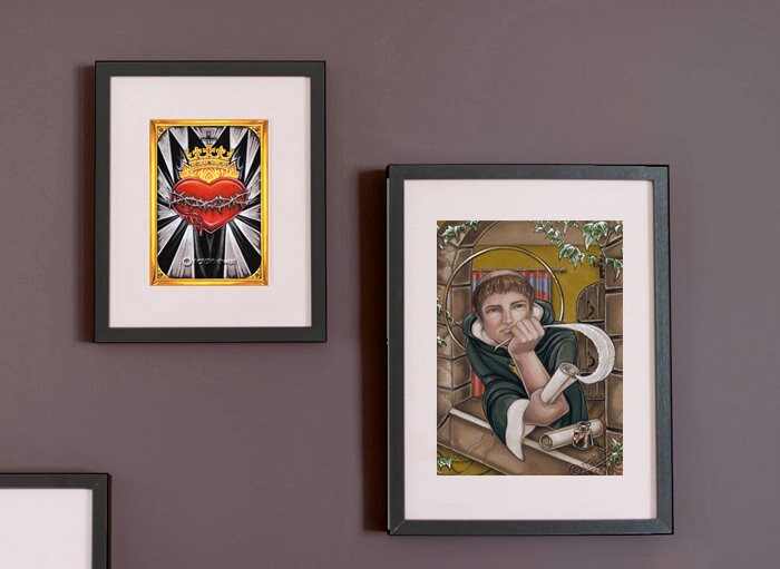 Saint Thomas Aquinas Art Print St Thomas Inspirational Print - Etsy