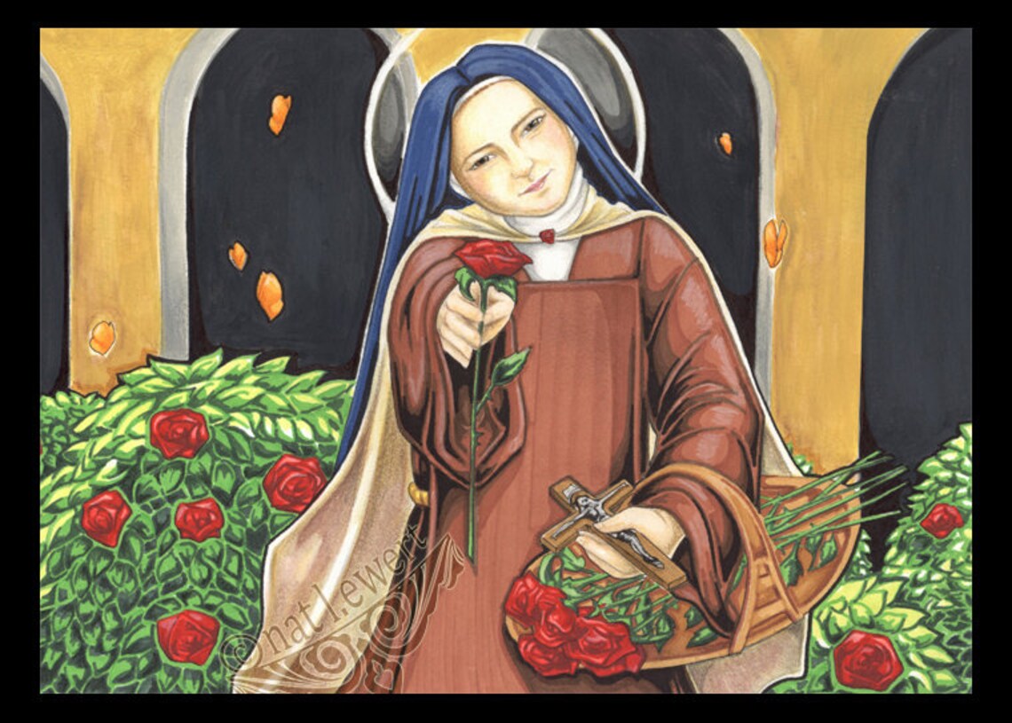 Inspirational, Saint Therese, Prints, Wall Art, Home Decor, Catholic ...