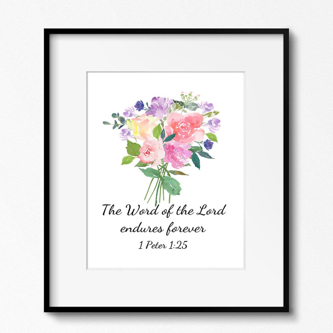 The Word of the Lord Endures Forever, Digital Download, Beautiful ...