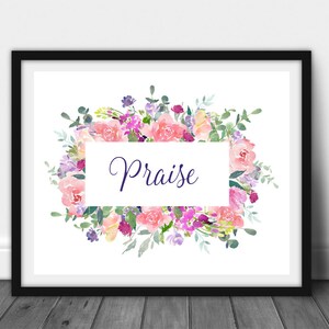 Praise, Praise the Lord Praise Quote Bible Song Quote Instant Download ...