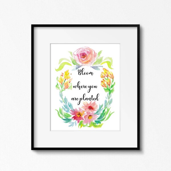 Flower Calligraphy - Etsy
