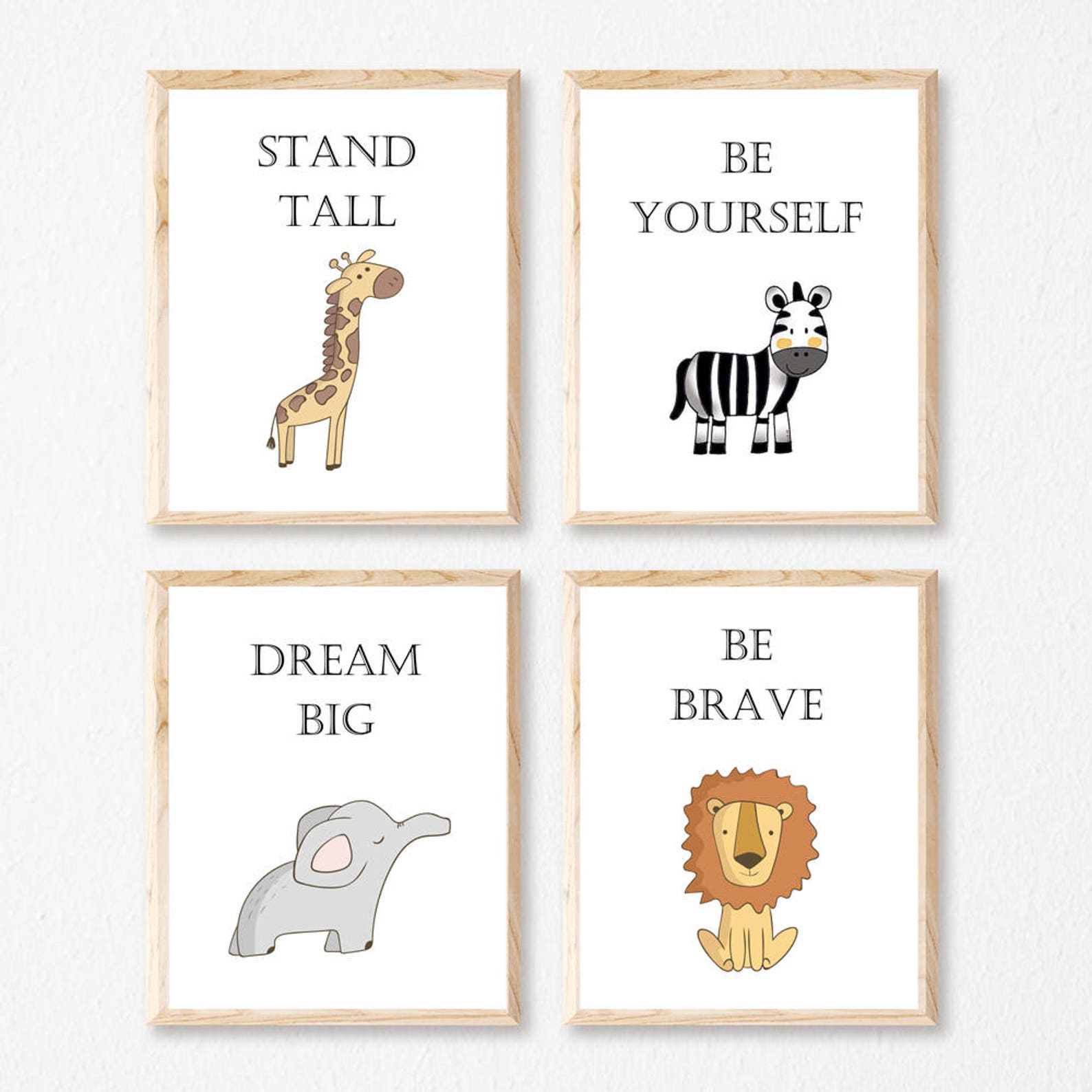 Be Yourself Digital Download Zebra Nursery Art, Zebra Print, Baby ...