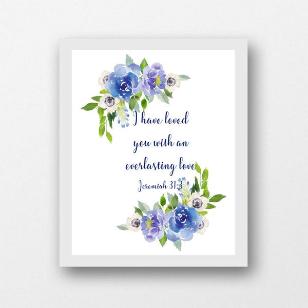 Jeremiah 31 3 - Etsy