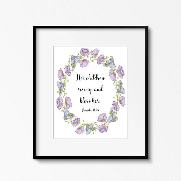 Proverbs 31 28 - Etsy