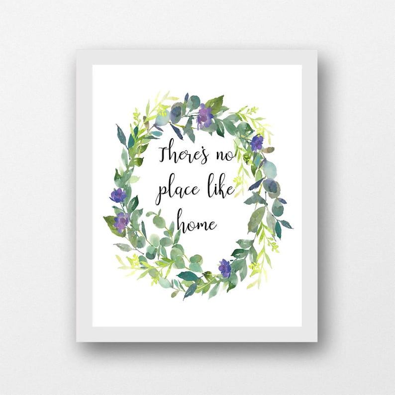 There's No Place Like Home, Home Sweet Home Printable, Housewarming ...