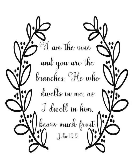 Bible Verse Printable John 15