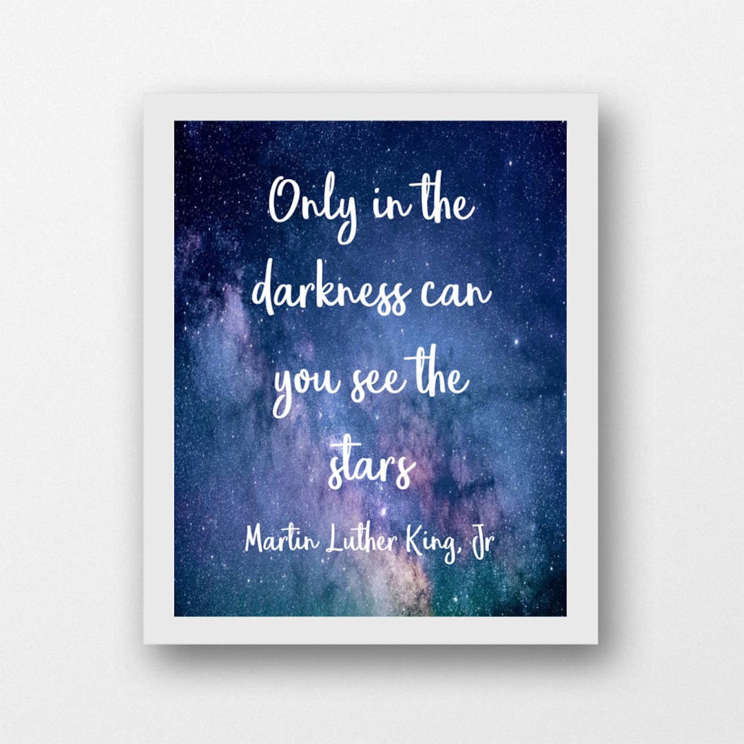 Martin Luther King Quote, Printable Wall Art, Civil Rights, Digital ...