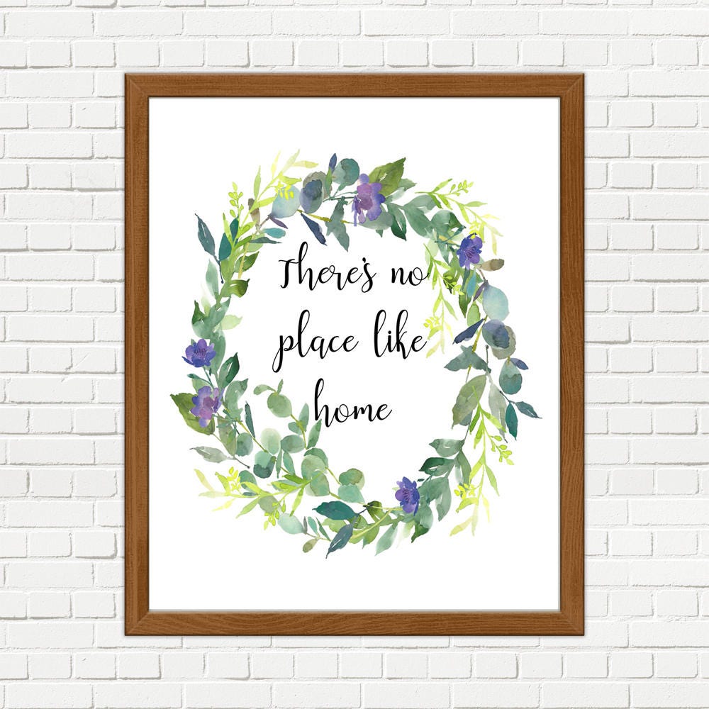 There's No Place Like Home, Home Sweet Home Printable, Housewarming ...