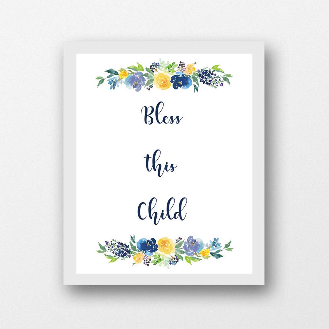Bless This Child, Blessing Quotes for Children, Printable Nursery Wall ...